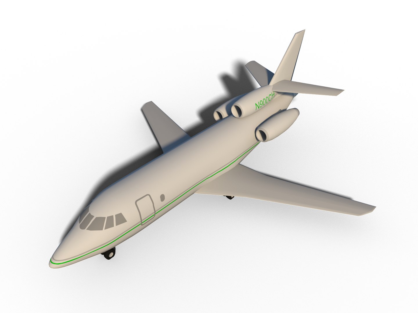 3D model dassault falcon 900 - TurboSquid 1308902