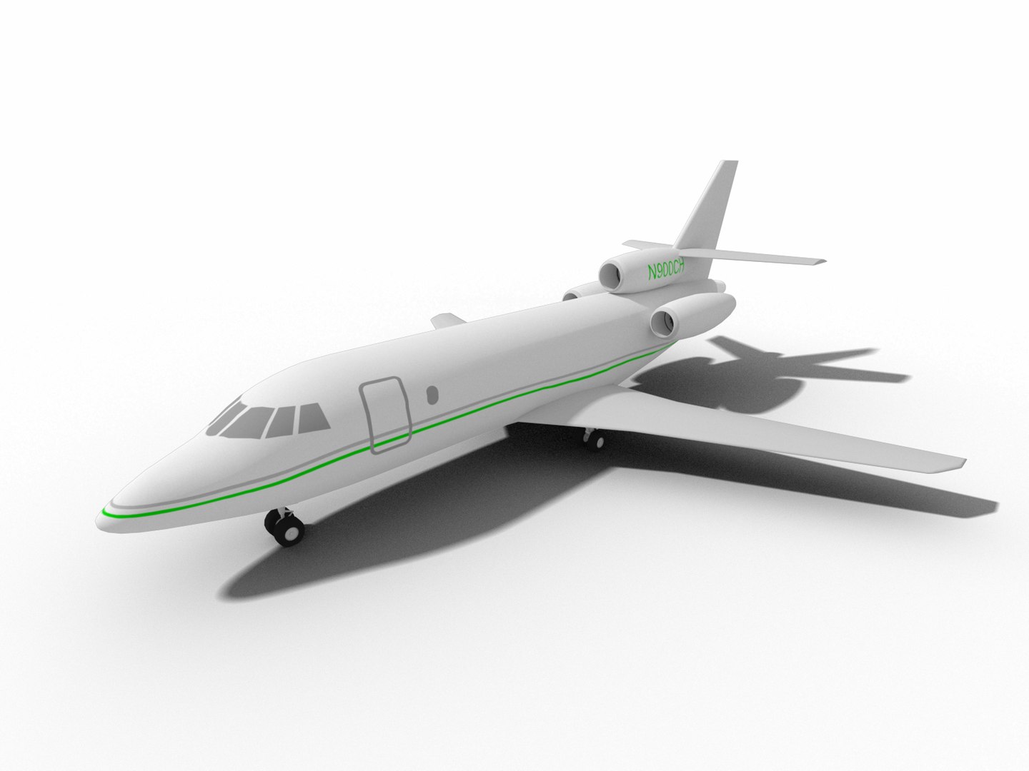 3D model dassault falcon 900 - TurboSquid 1308902