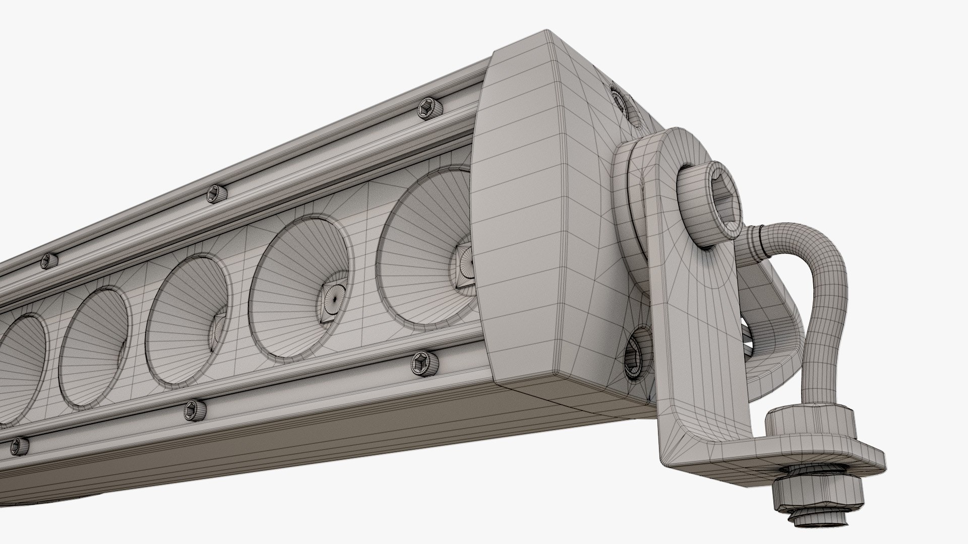 Medium LED Light Bar V2 3D Model - TurboSquid 2147180
