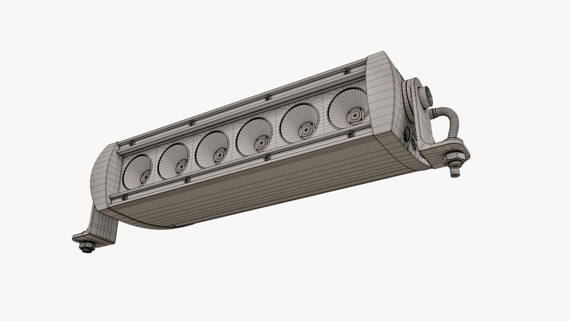 Medium LED Light Bar V2 3D Model - TurboSquid 2147180