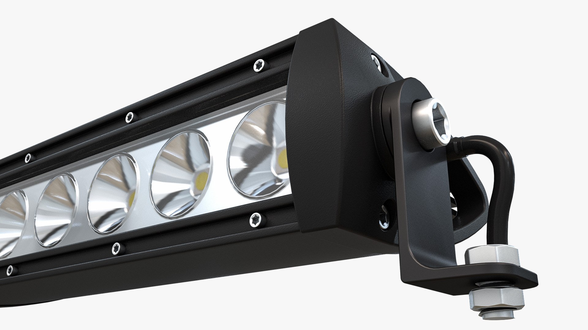 Medium LED Light Bar V2 3D Model - TurboSquid 2147180