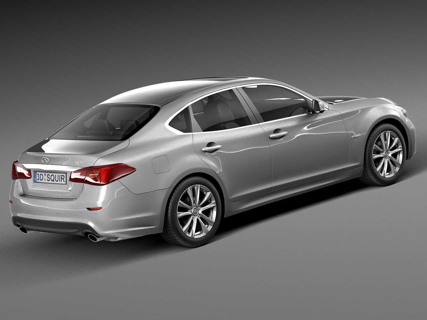 3d Model 2015 Infiniti Q70