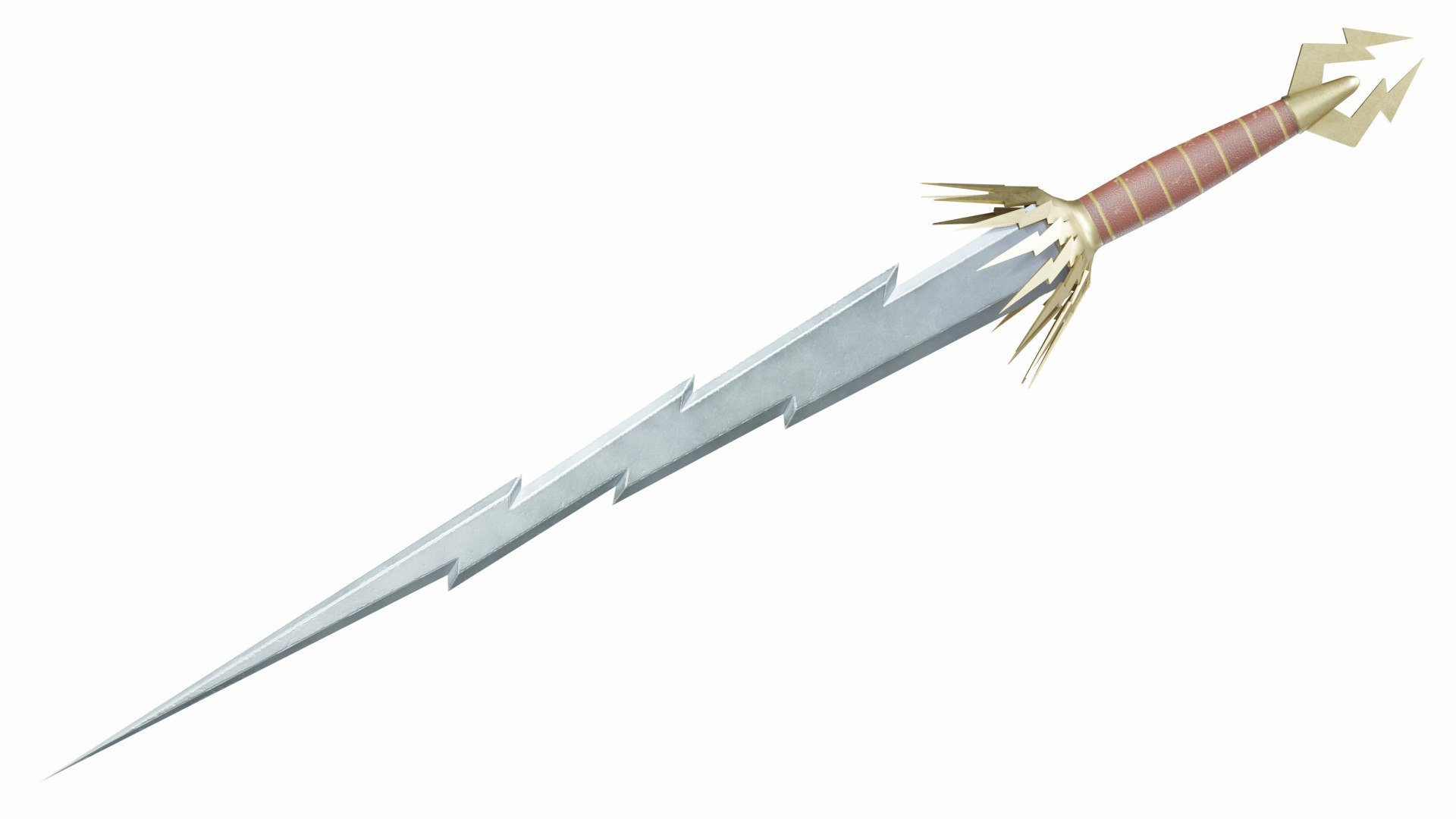 3D Model Lightning Sword - TurboSquid 2051495
