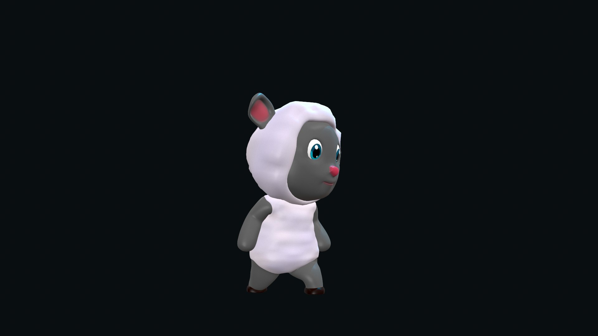 3D Model Cartoon Sheep Animated - TurboSquid 2014225
