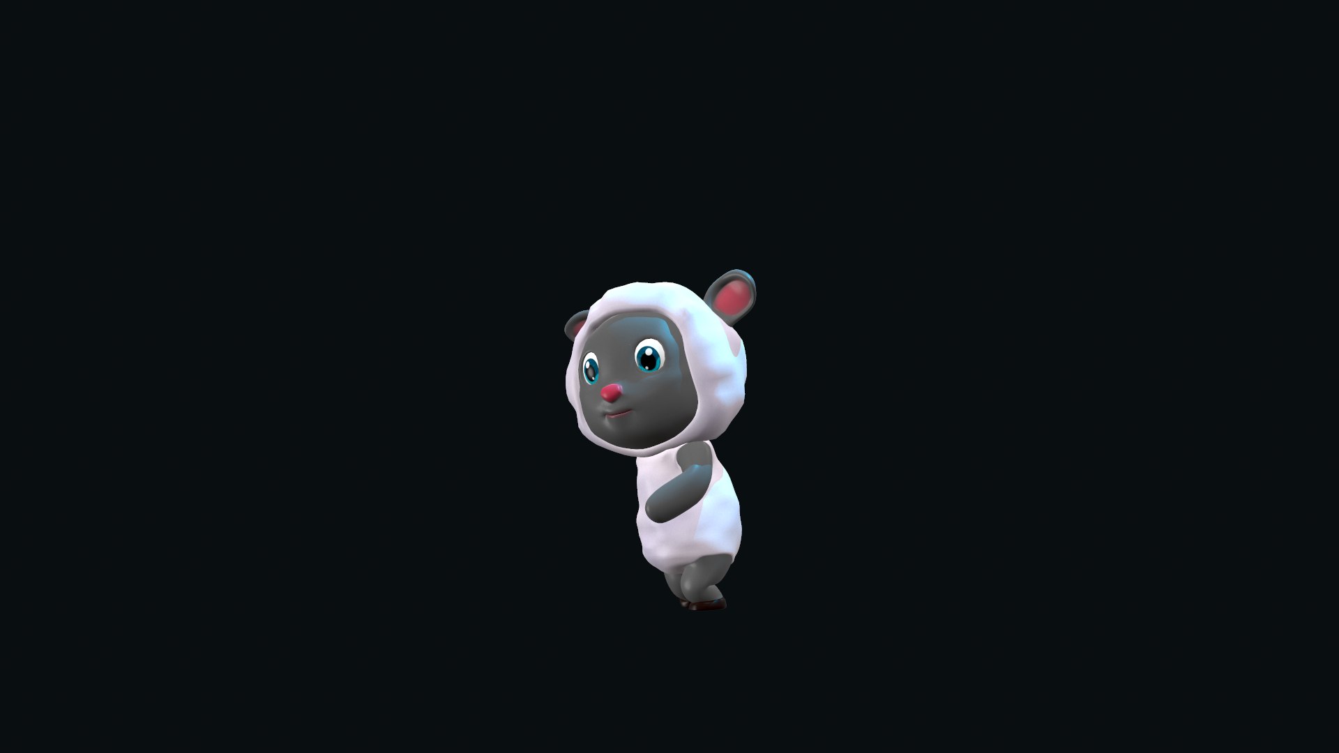 3D model Cartoon Sheep Animated - TurboSquid 2014225