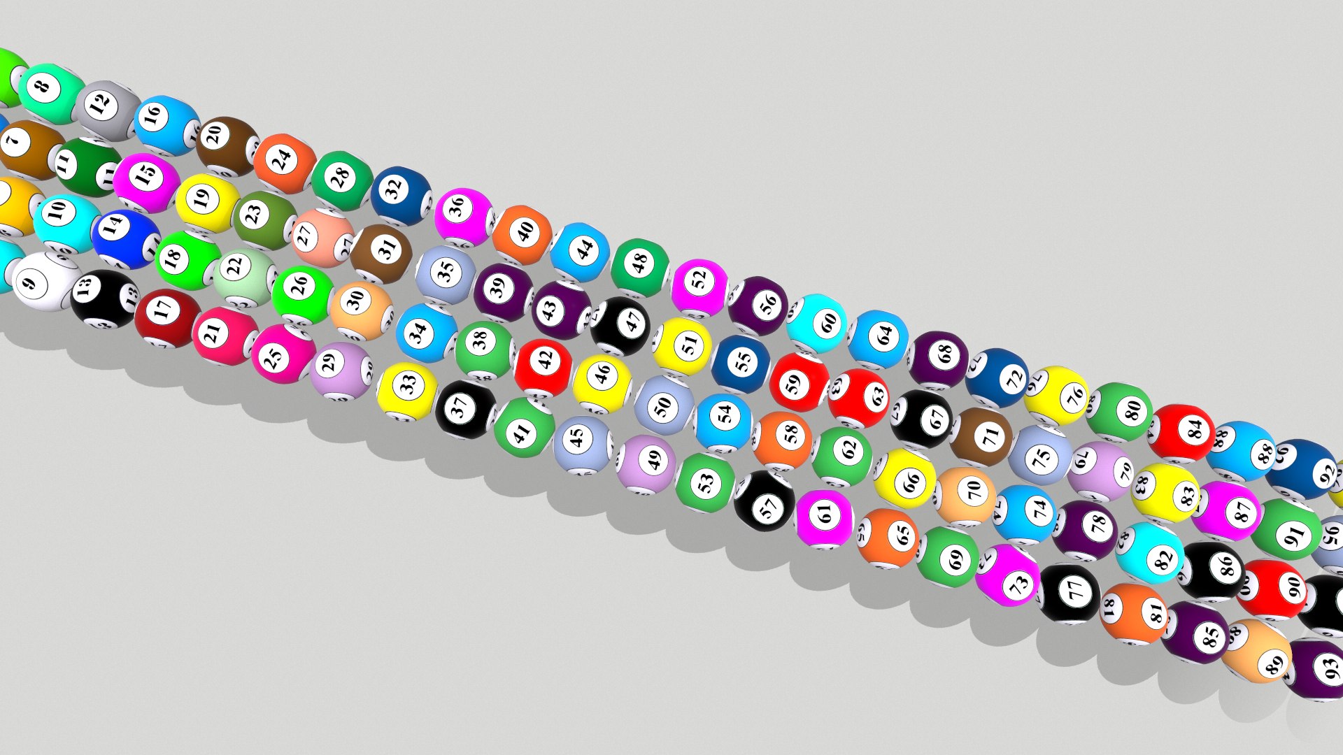 3D Lottery Balls model - TurboSquid 2092285