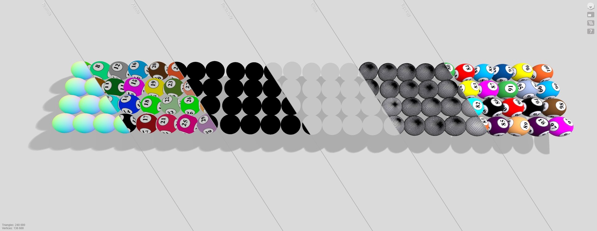 3D Lottery Balls model - TurboSquid 2092285