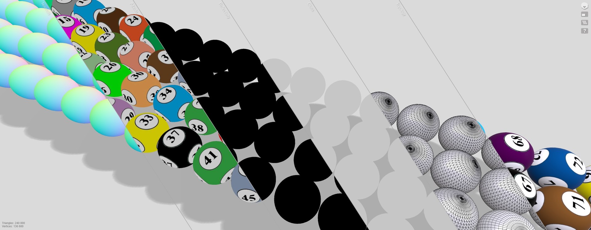 3D Lottery Balls model - TurboSquid 2092285