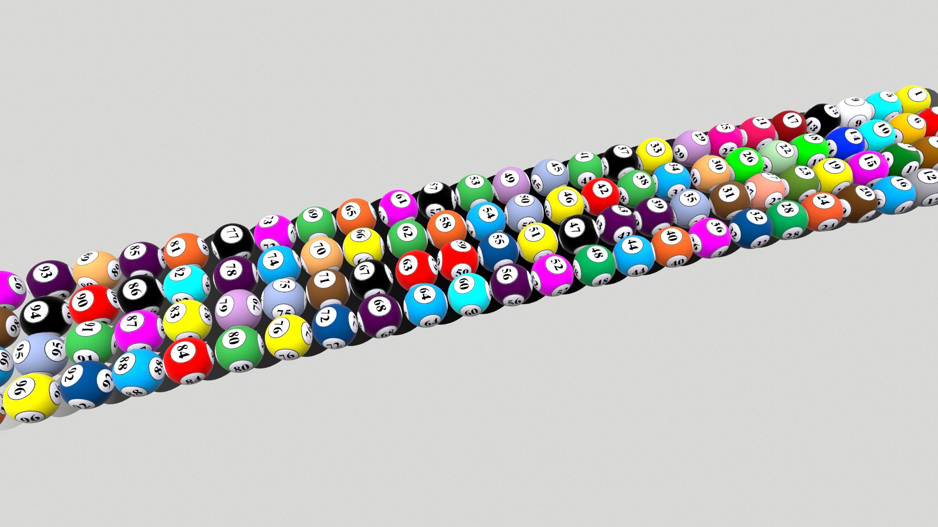 3D Lottery Balls model - TurboSquid 2092285