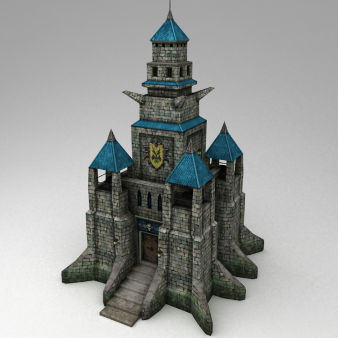 3d castle fantasy