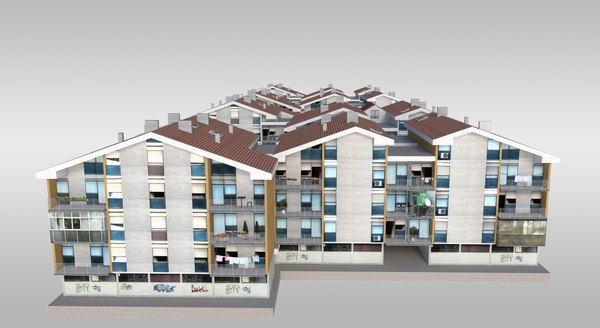 Apartment Building SketchUp Models for Download | TurboSquid