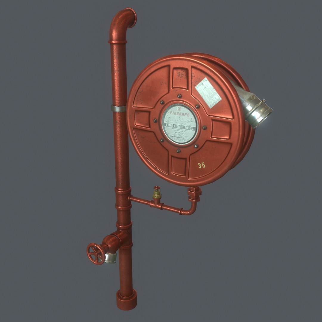 3d Model Hose Reel