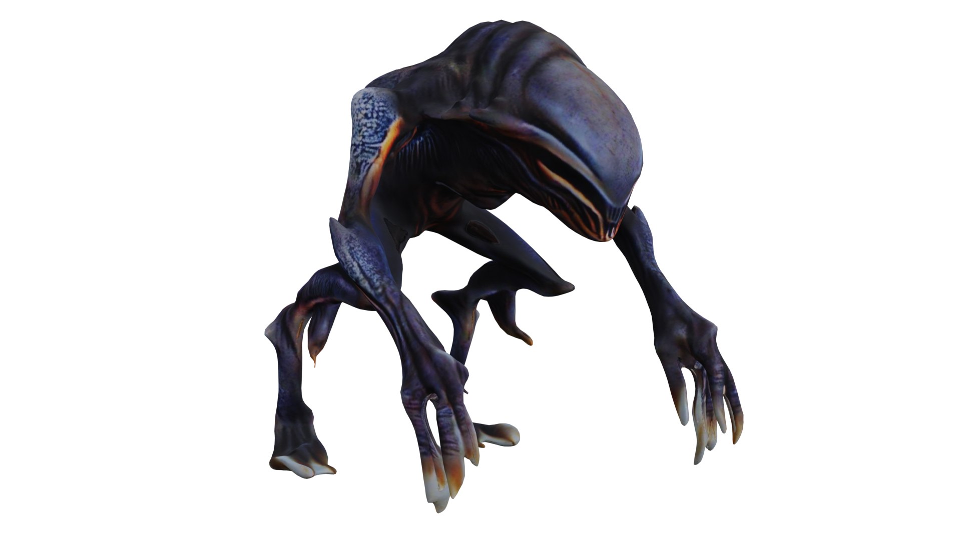 3D Realistic Frightful Alien Low-poly 3D Model - TurboSquid 2210743
