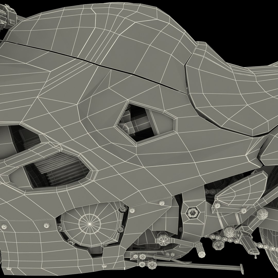 3d Model Suzuki Katana Gsx600f 2007