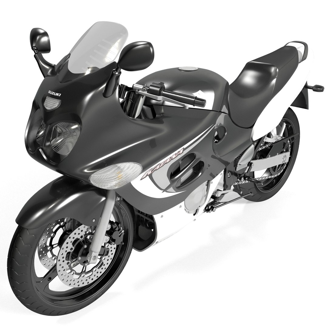 3d Model Suzuki Katana Gsx600f 2007