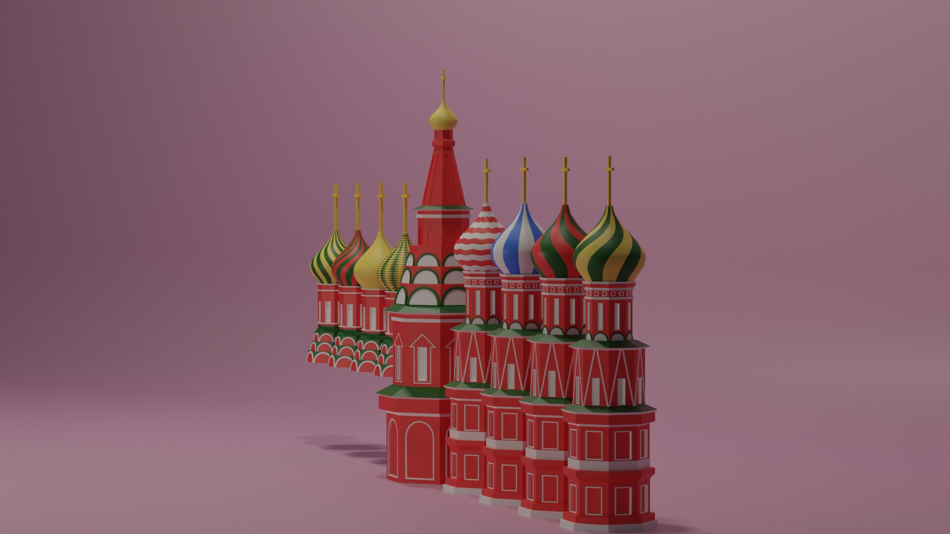 3D Moscow Kremlin Saint Basil's Cathedral Russia - TurboSquid 1741746
