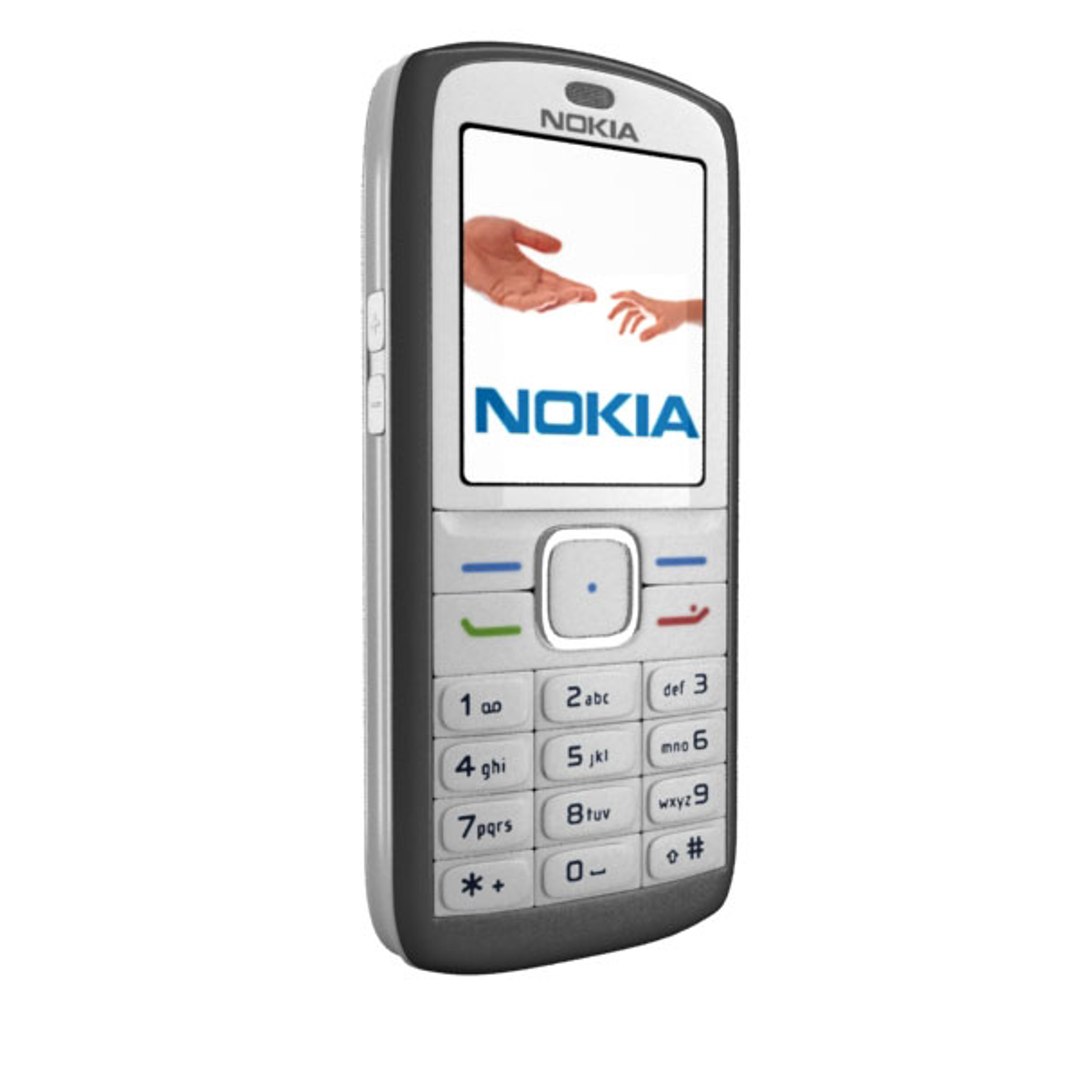 3d Model Nokia 6070 Phone