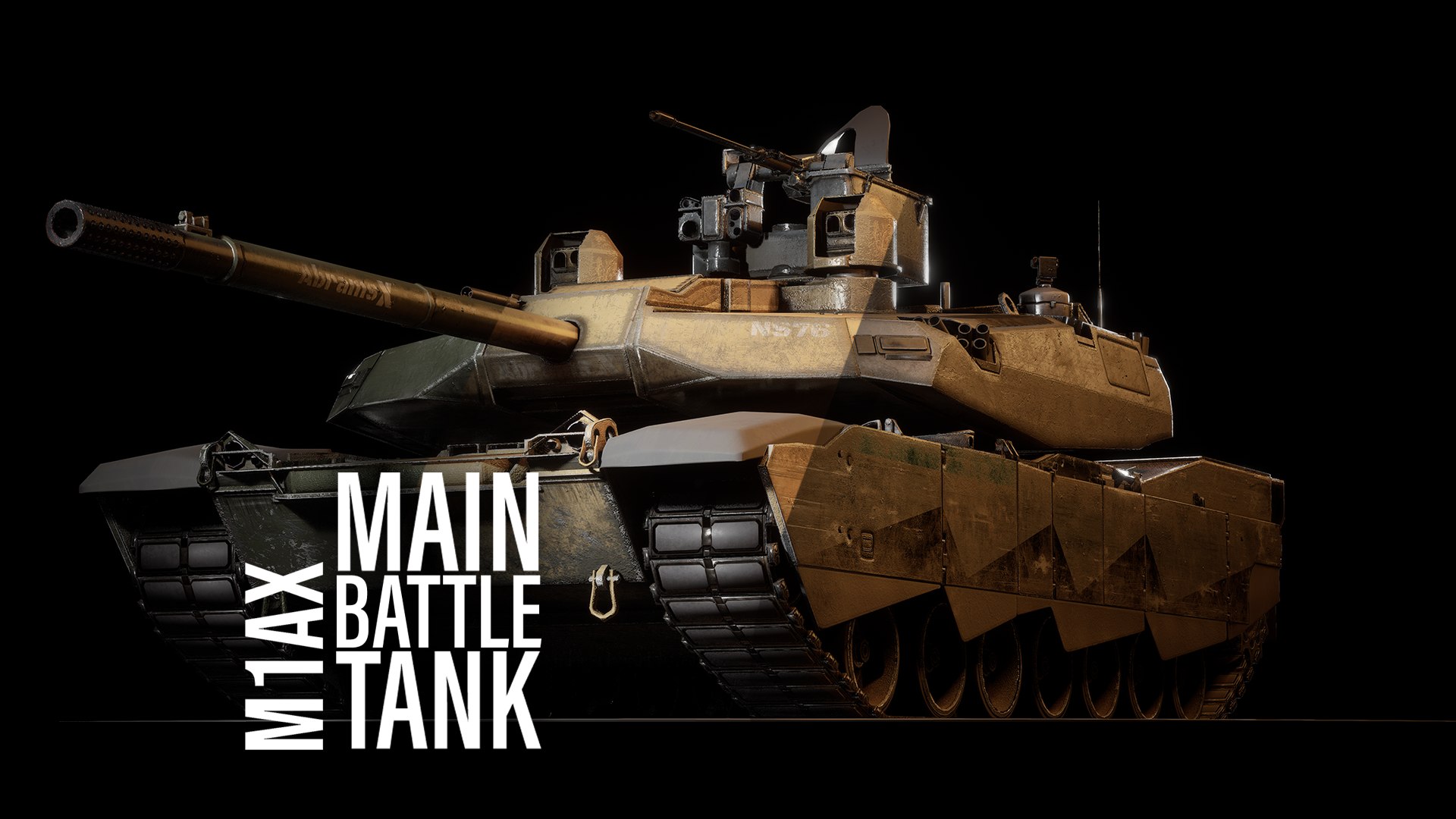 3D M1AX AbramsX MBT V101 Undrivible - TurboSquid 2214028