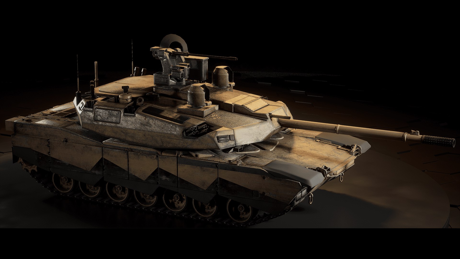 3D M1AX AbramsX MBT V101 Undrivible - TurboSquid 2214028