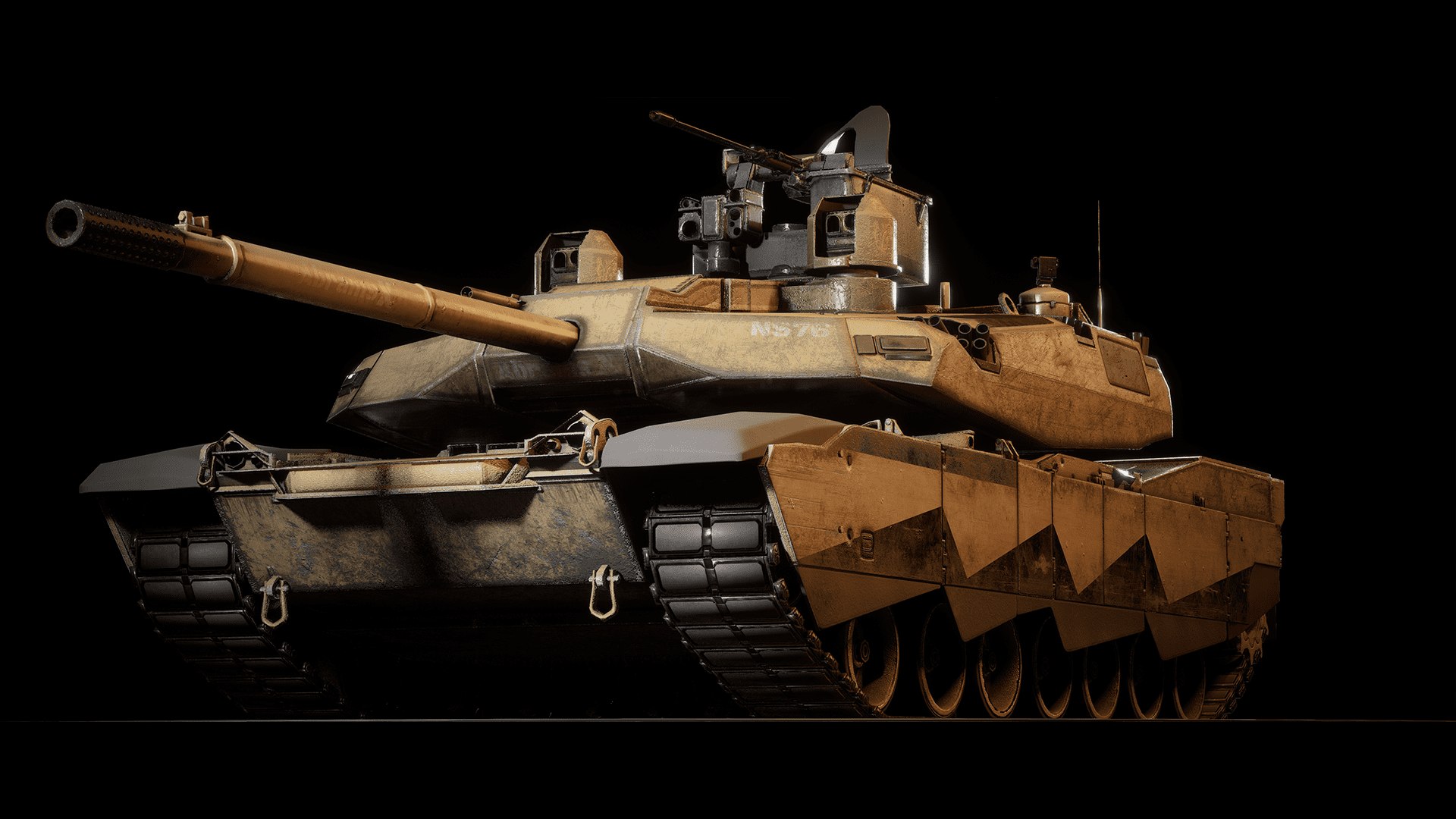 3D M1AX AbramsX MBT V101 Undrivible - TurboSquid 2214028