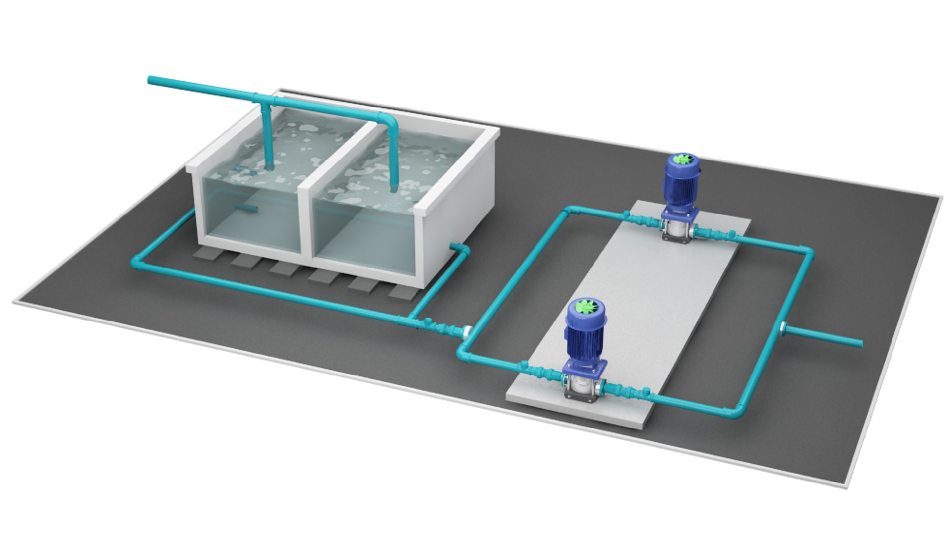 Booster Pump 3D Model - TurboSquid 1259397