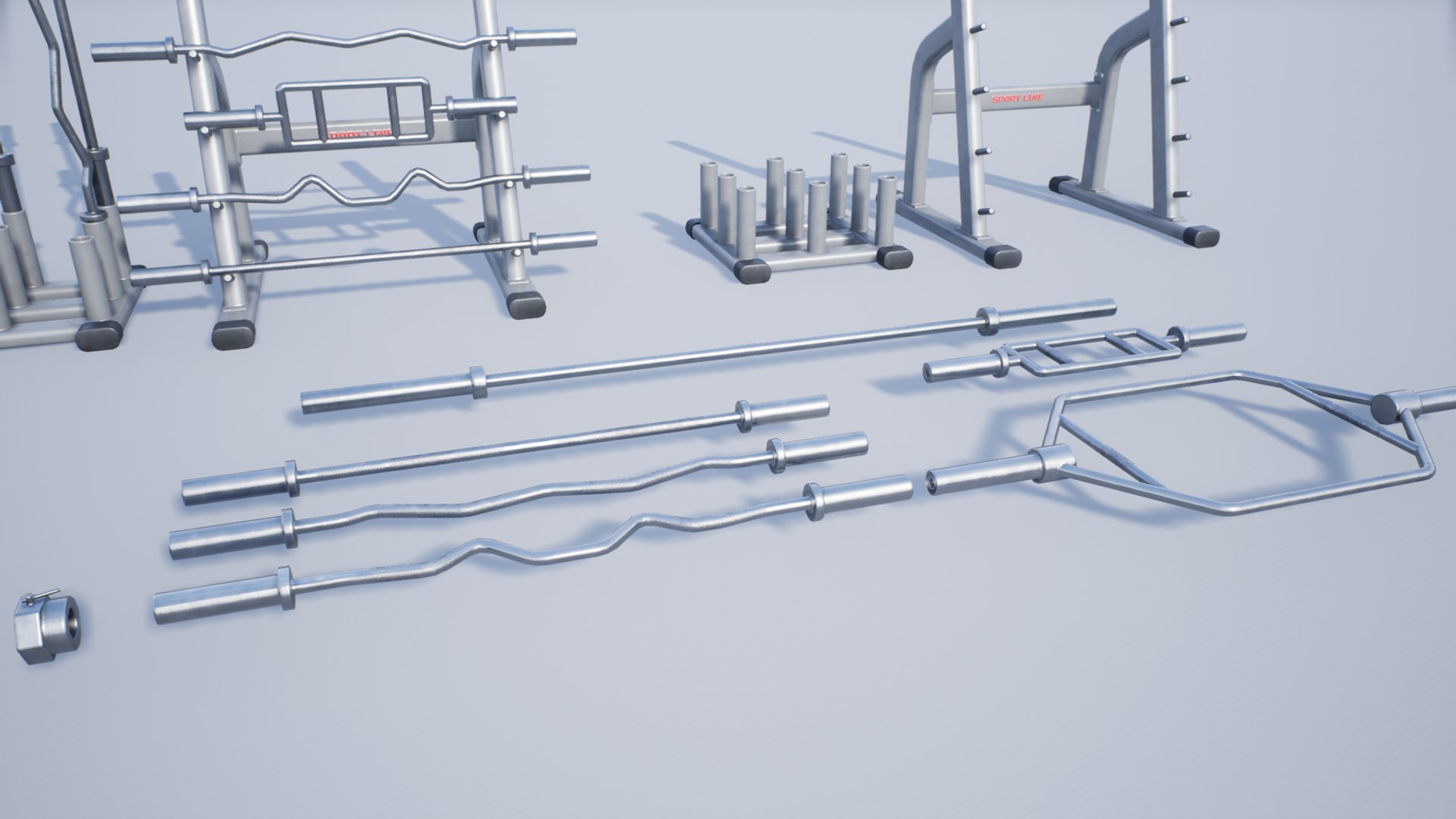 Pbr Training Bar Storage 3D Model - TurboSquid 1339859
