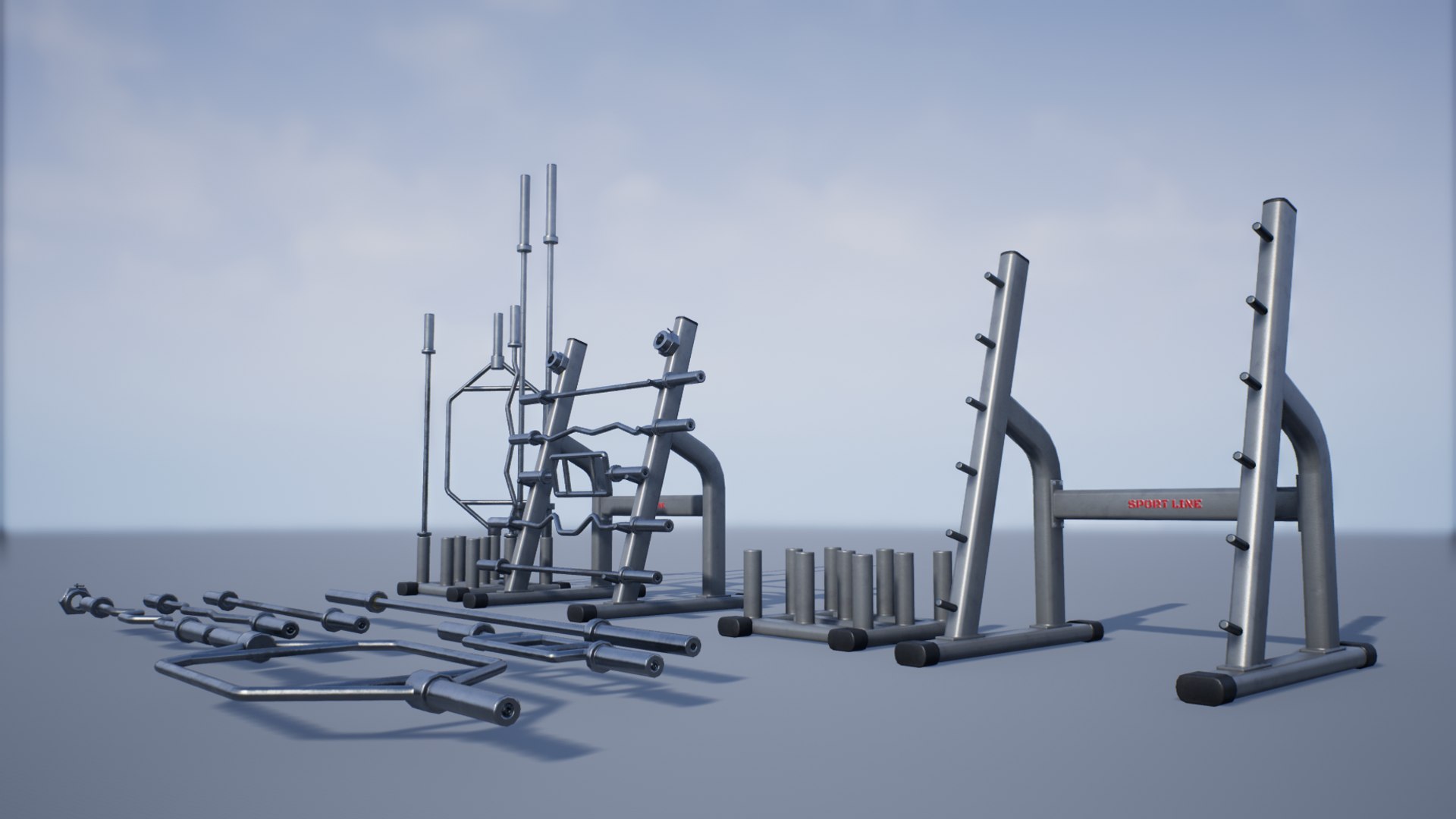 Pbr Training Bar Storage 3D Model - TurboSquid 1339859