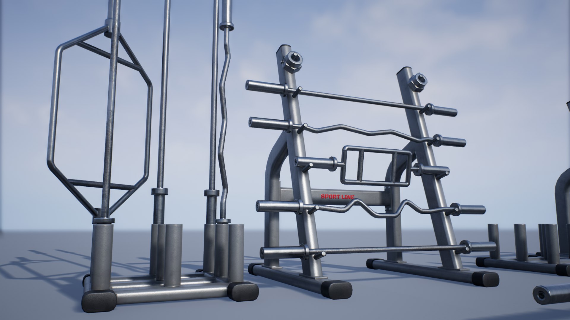 Pbr Training Bar Storage 3D Model - TurboSquid 1339859