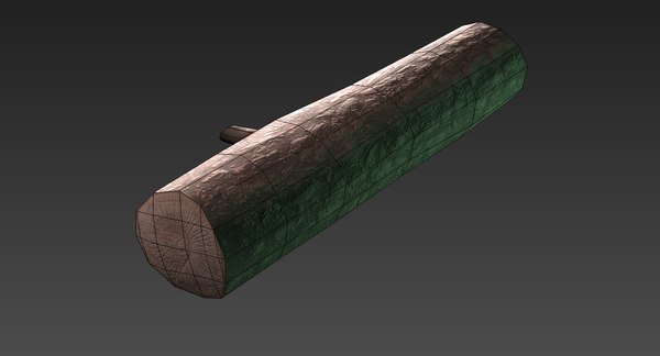 modelo 3d Low Poly Log gratis - TurboSquid 1080676