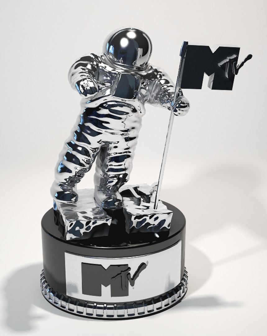 3d Model Mtv Award Television