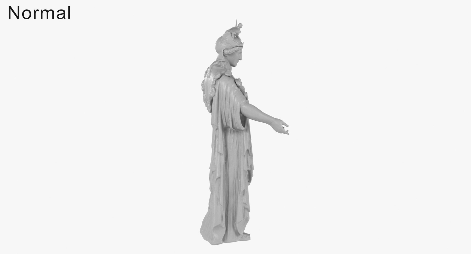 Athena Statue 3D model - TurboSquid 2031944
