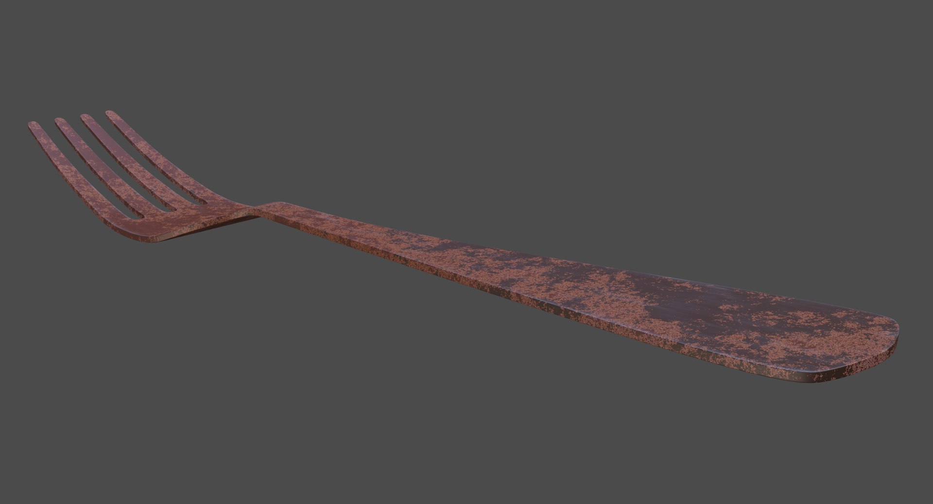 3D model rough rusty fork rust - TurboSquid 1375416