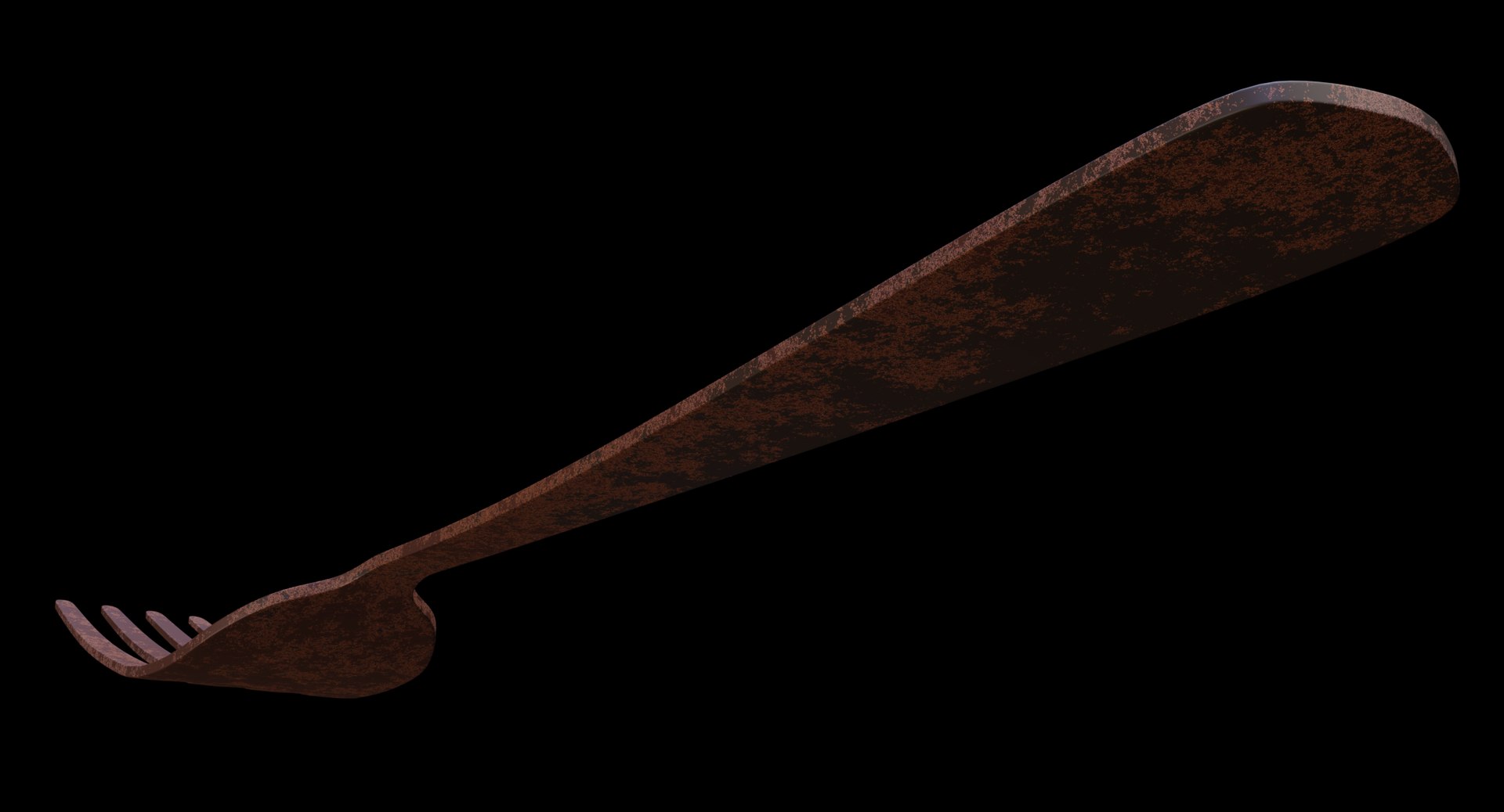 3D model rough rusty fork rust - TurboSquid 1375416