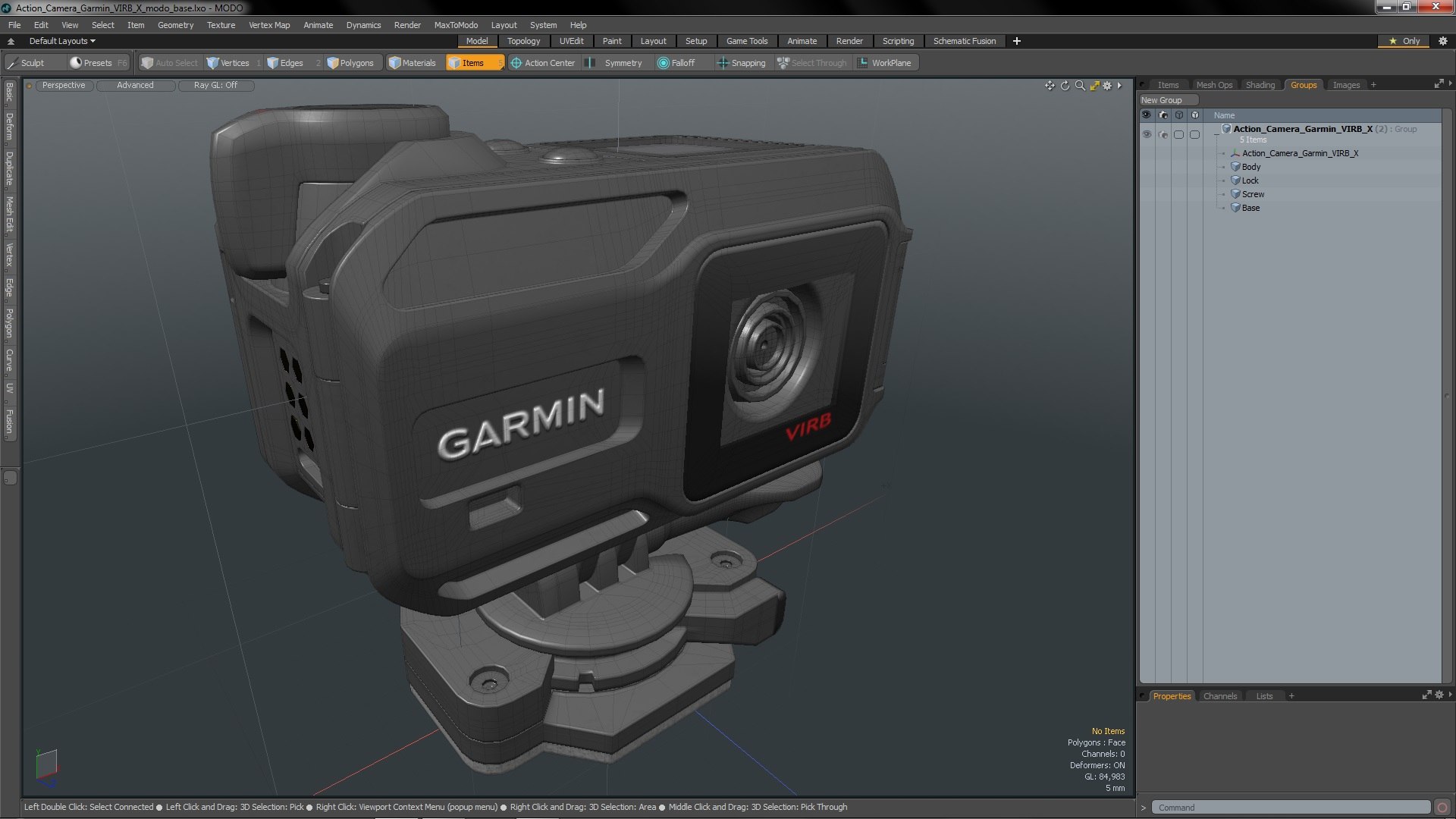 3D Action Camera Garmin VIRB X - TurboSquid 2070247