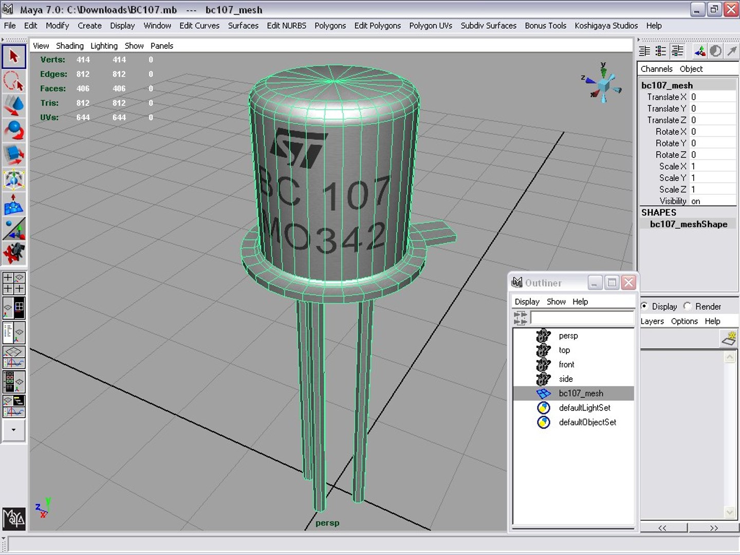 Transistor Bc107 Max