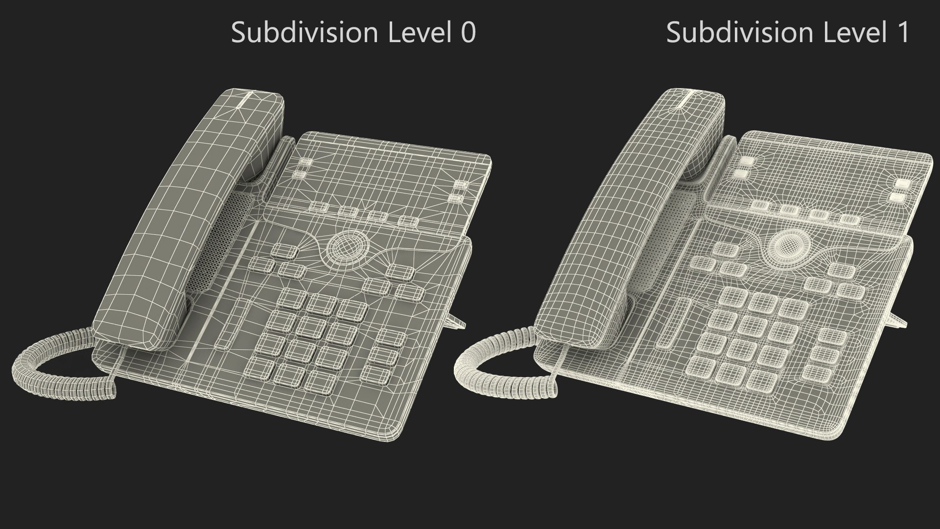 3D Model Modern Cisco Office Desk Phone - TurboSquid 2279351
