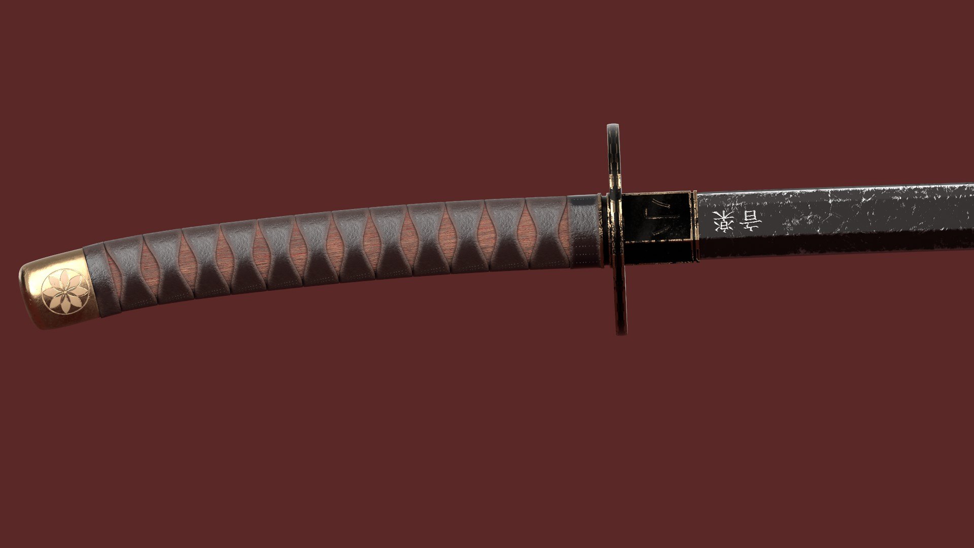 3D Katana Sword Blade Low-poly 3D Model Model - TurboSquid 1960852