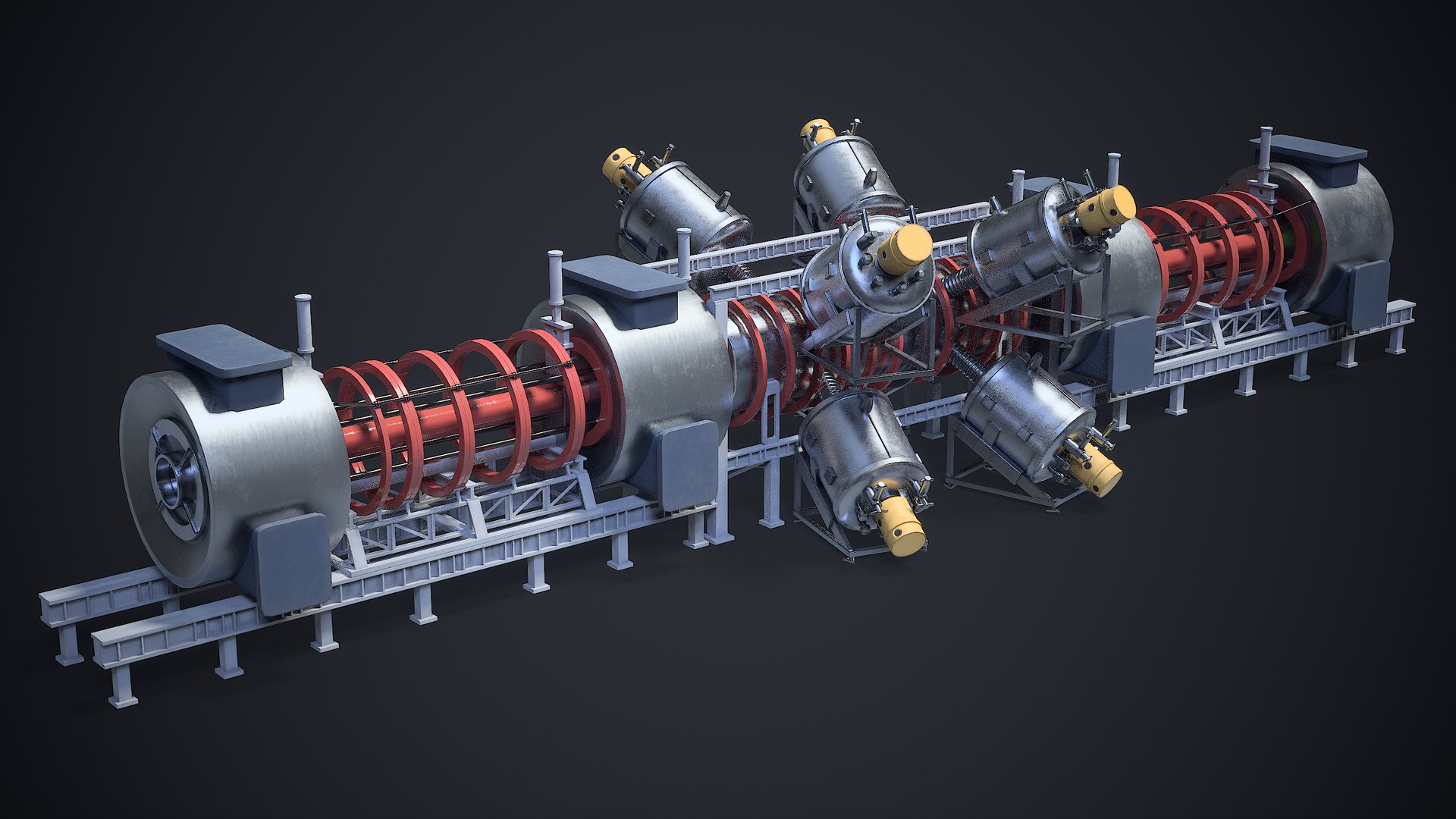 3D Thermonuclear Fusion Plant Reactor PBR - TurboSquid 1884311