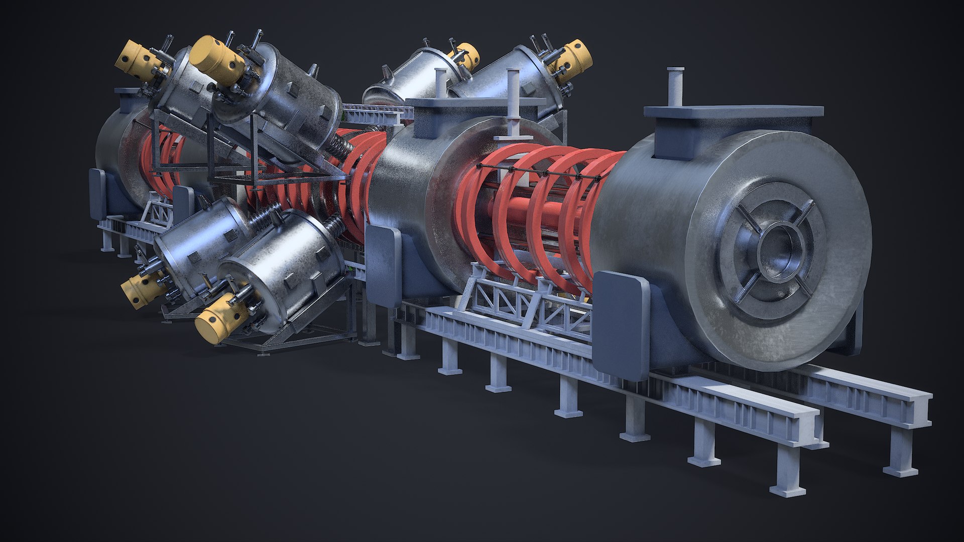 3D Thermonuclear Fusion Plant Reactor PBR - TurboSquid 1884311