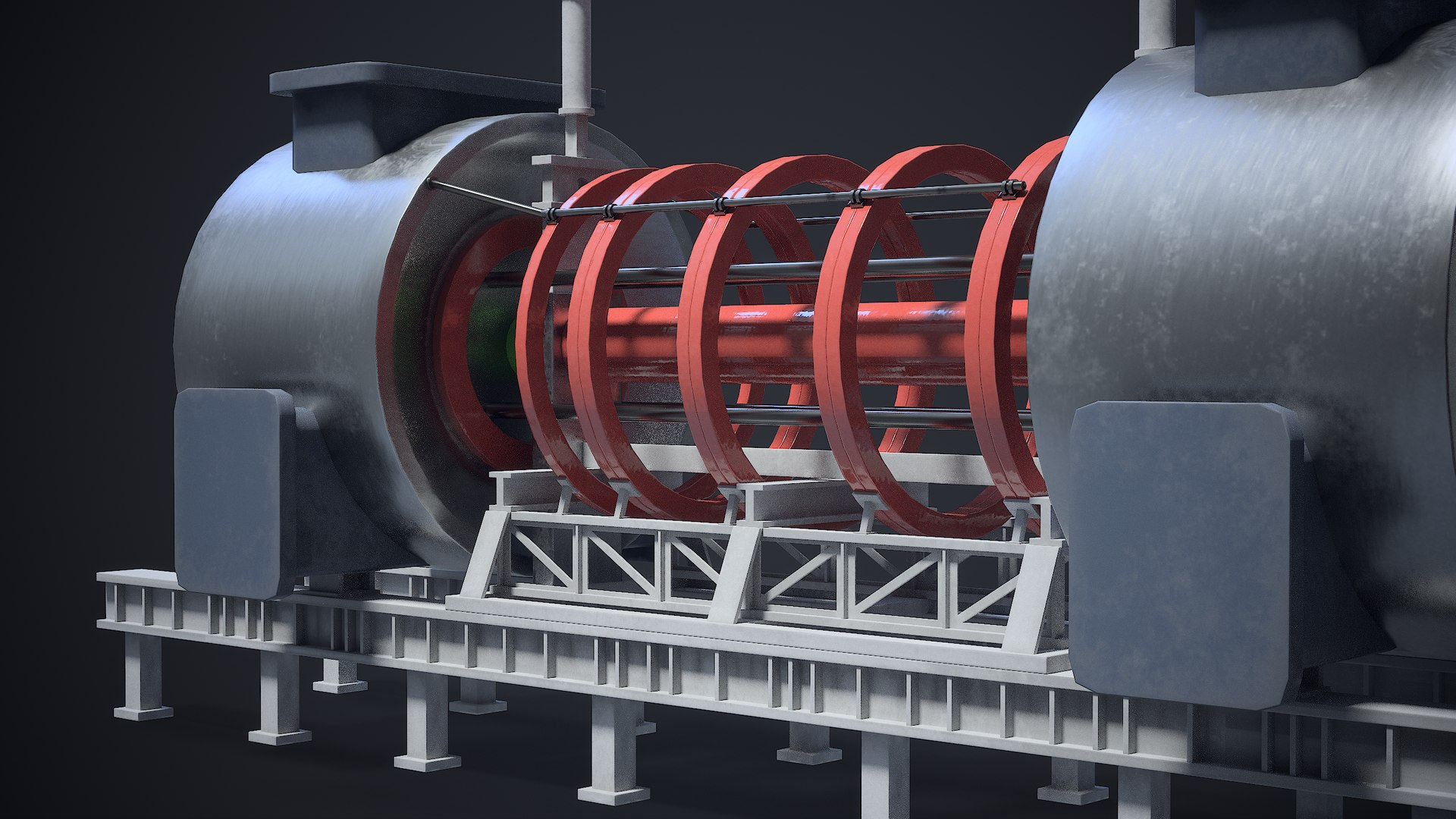 3D Thermonuclear Fusion Plant Reactor PBR - TurboSquid 1884311