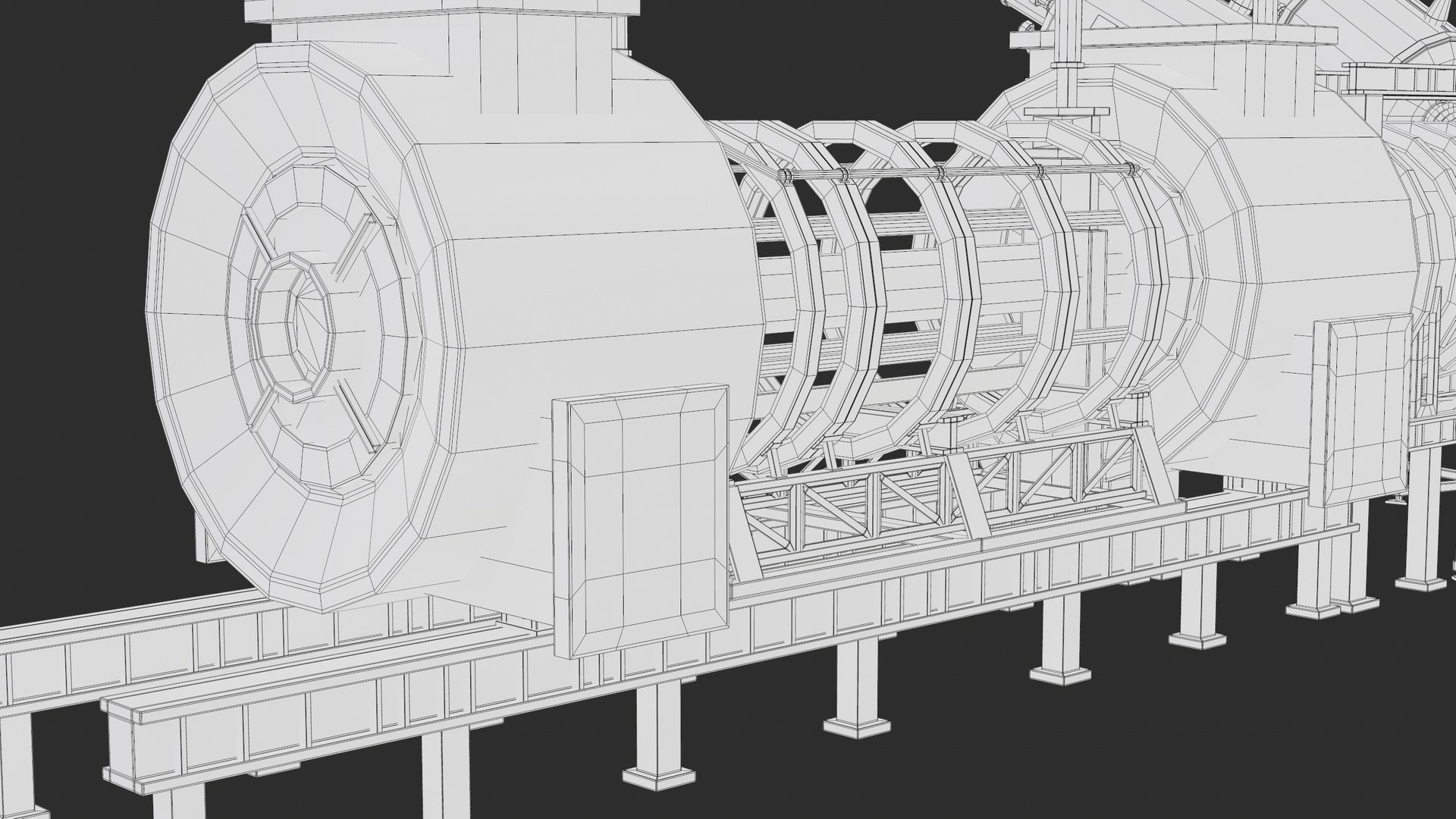 3D Thermonuclear Fusion Plant Reactor PBR - TurboSquid 1884311