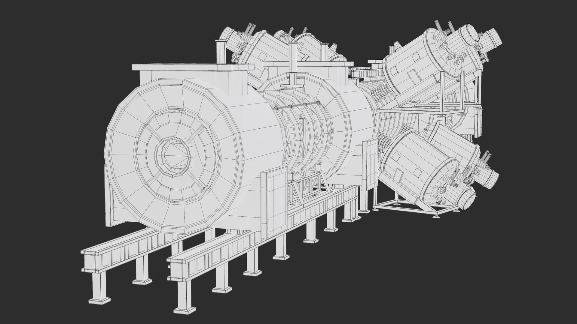 3D Thermonuclear Fusion Plant Reactor PBR - TurboSquid 1884311