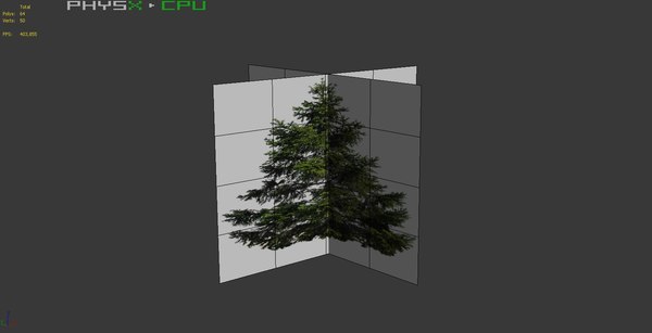 3d model of pine tree