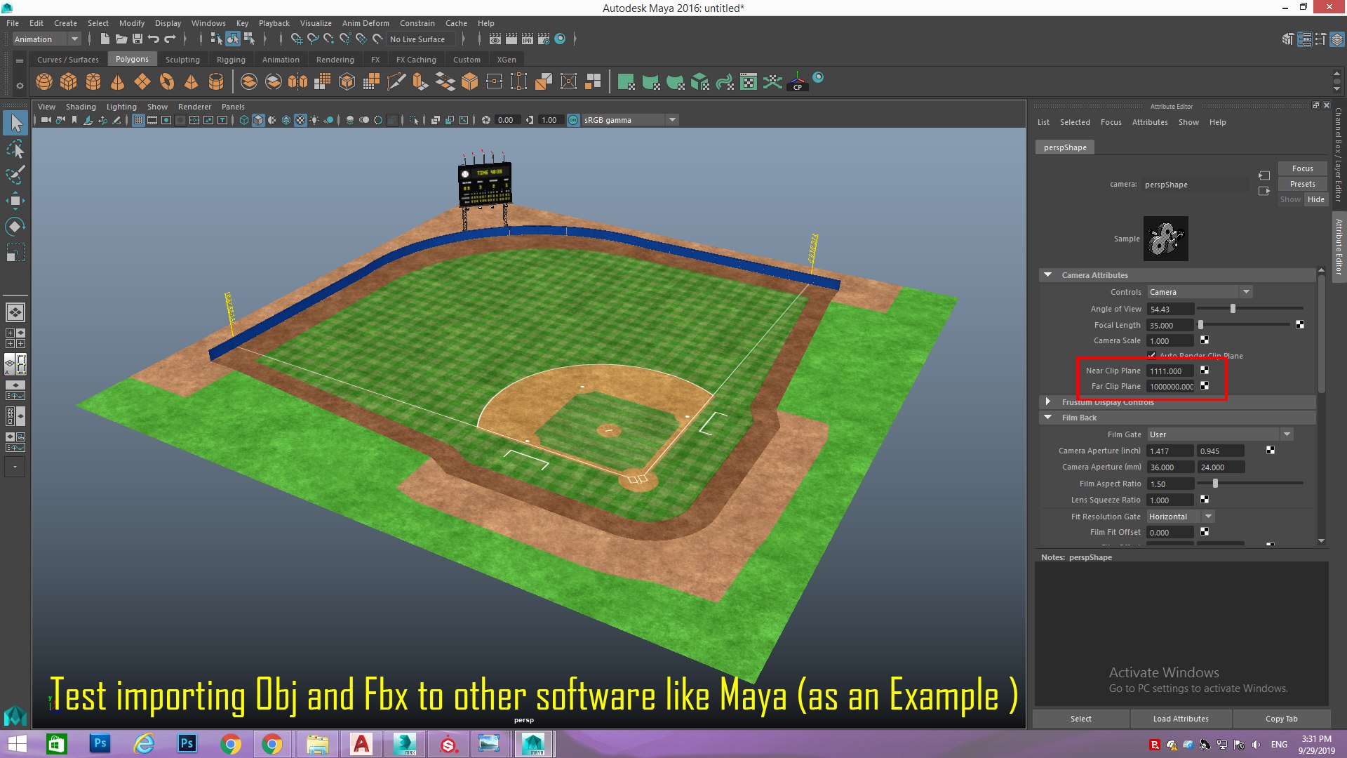 3D Real Baseball Field - TurboSquid 1453571
