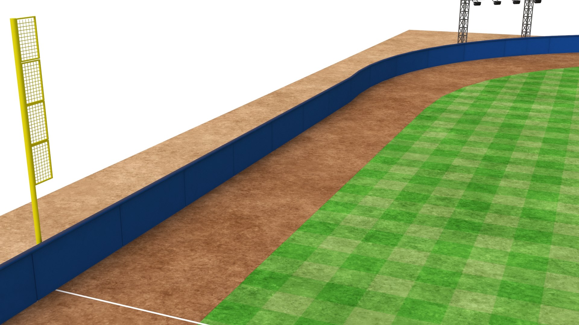 3D Real Baseball Field - TurboSquid 1453571
