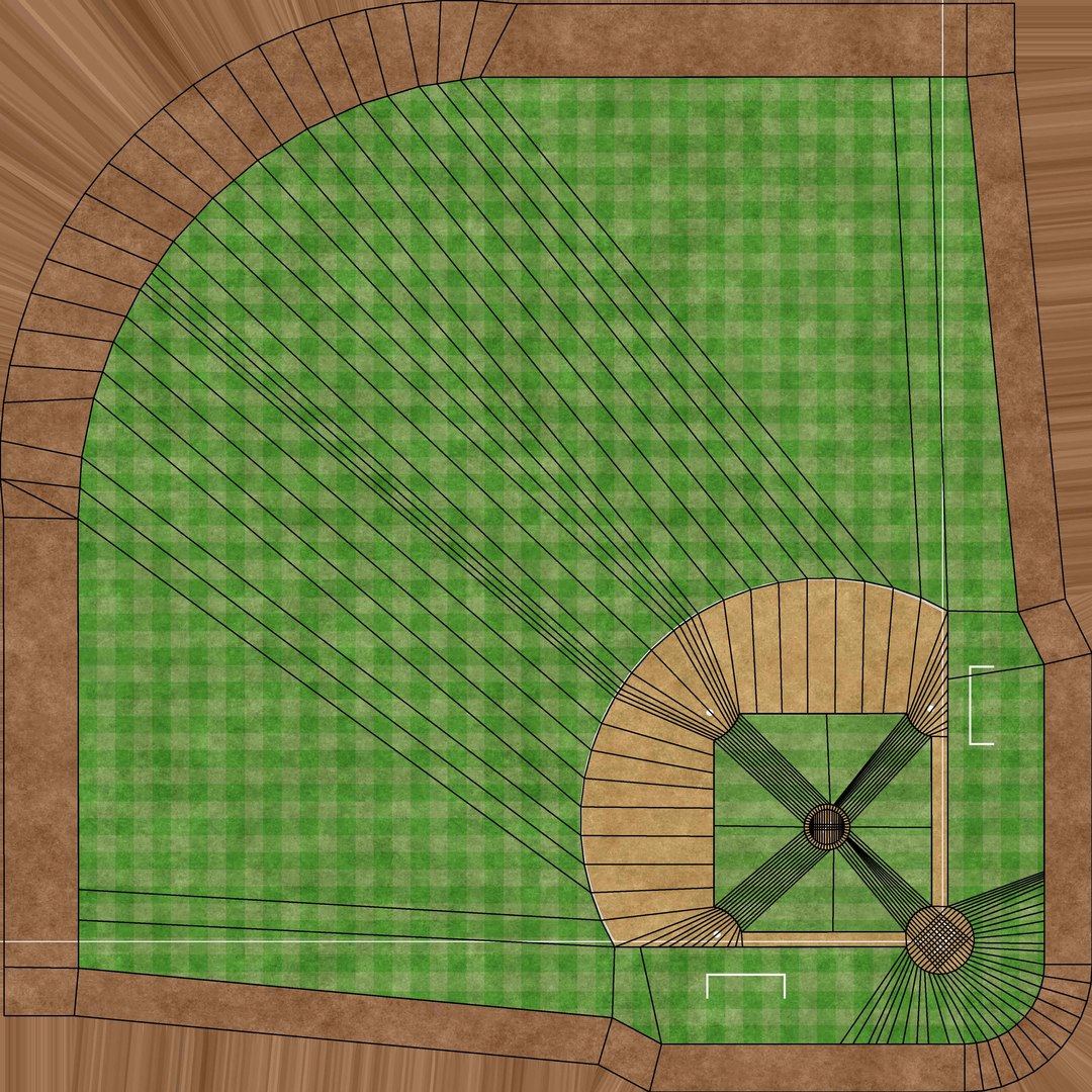 3D Real Baseball Field - TurboSquid 1453571