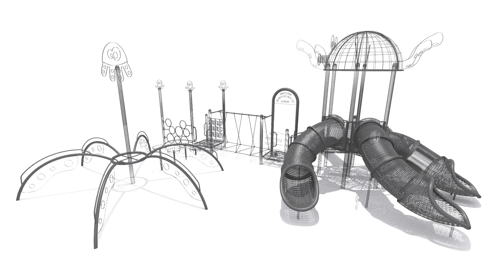 3D Model Octopus Playground - TurboSquid 1778380