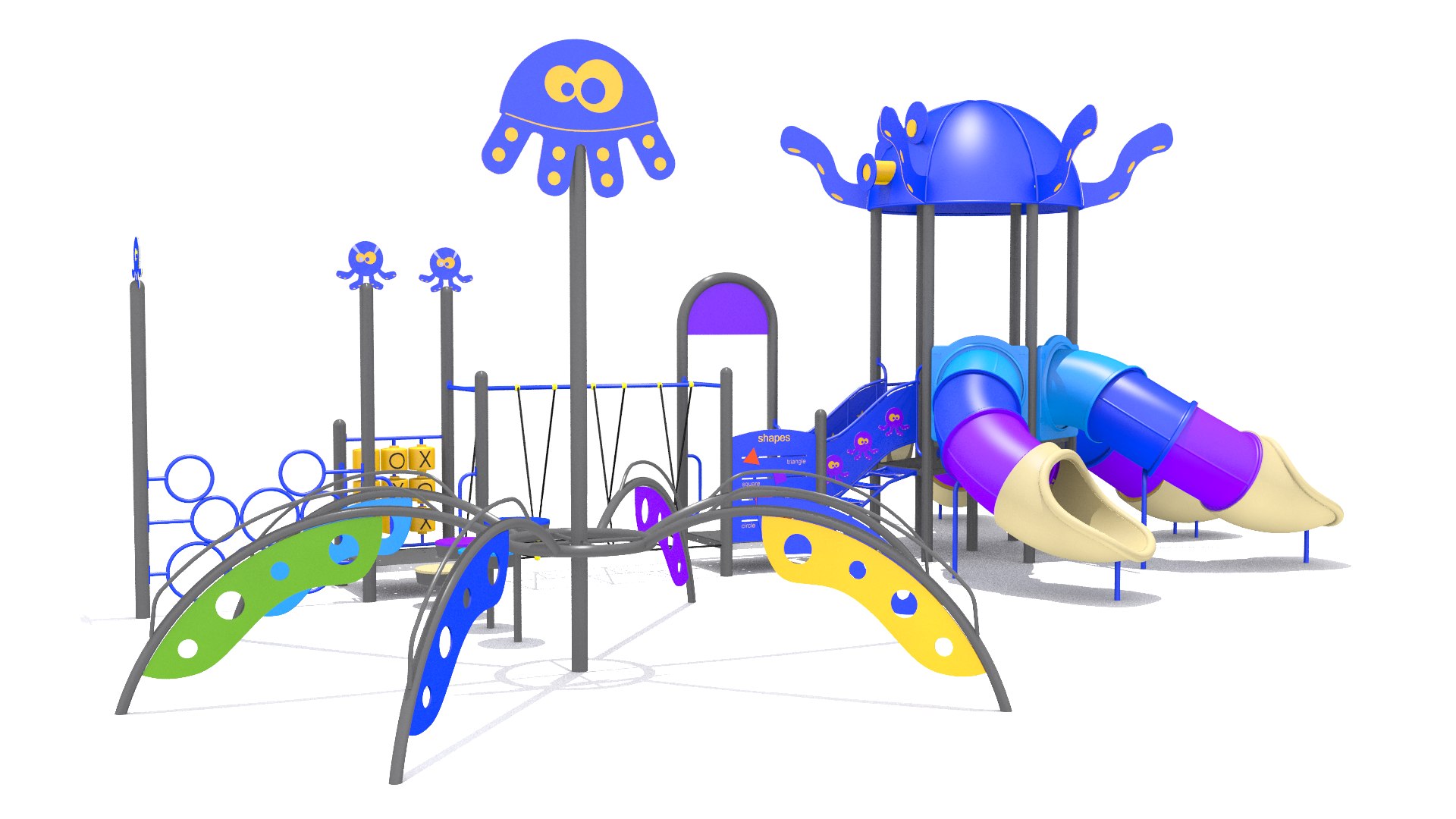 3D Model Octopus Playground - TurboSquid 1778380
