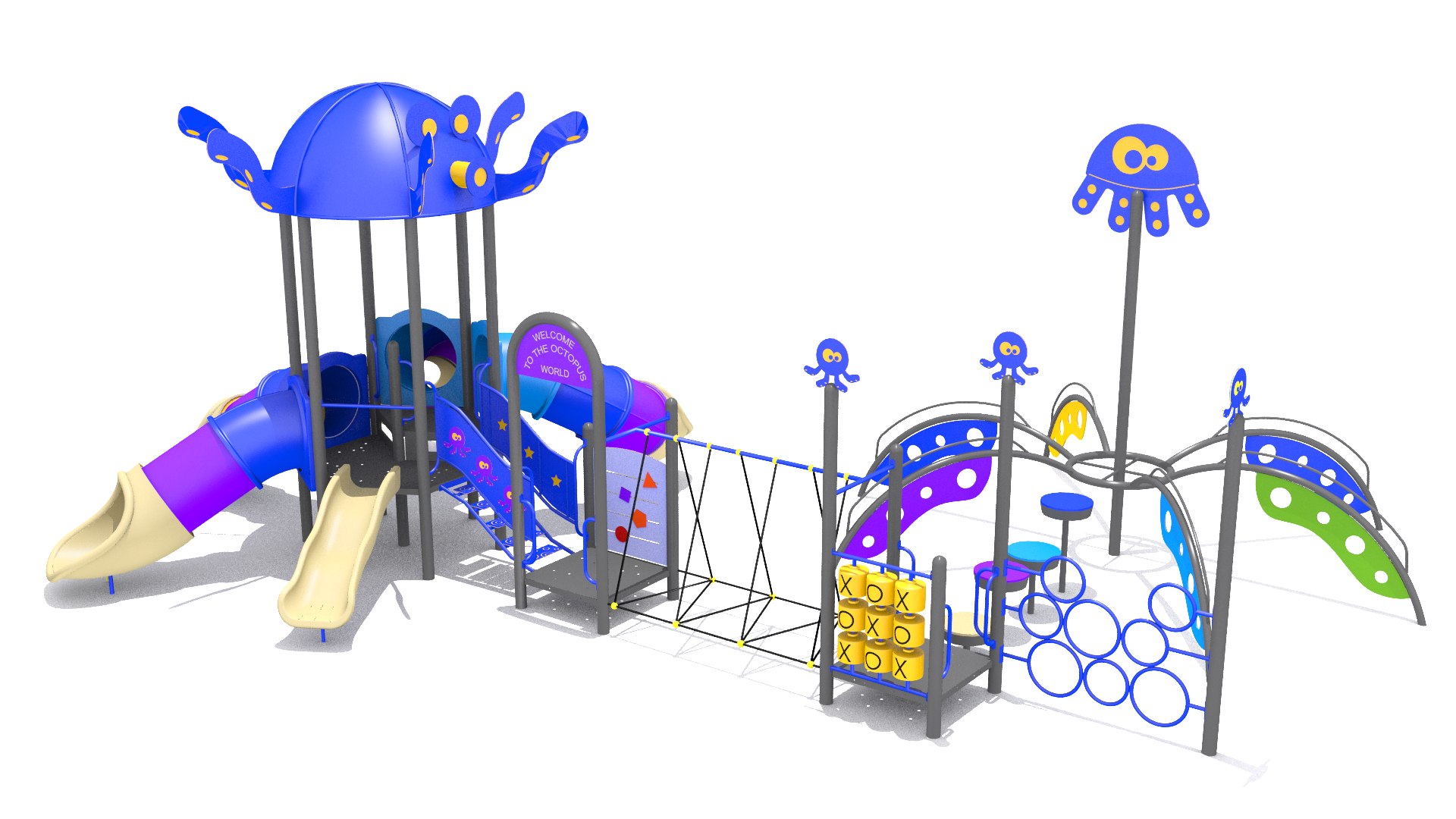 3D Model Octopus Playground - TurboSquid 1778380