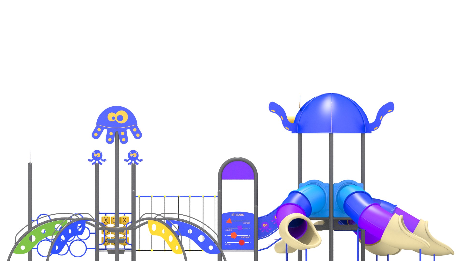 3D Model Octopus Playground - TurboSquid 1778380